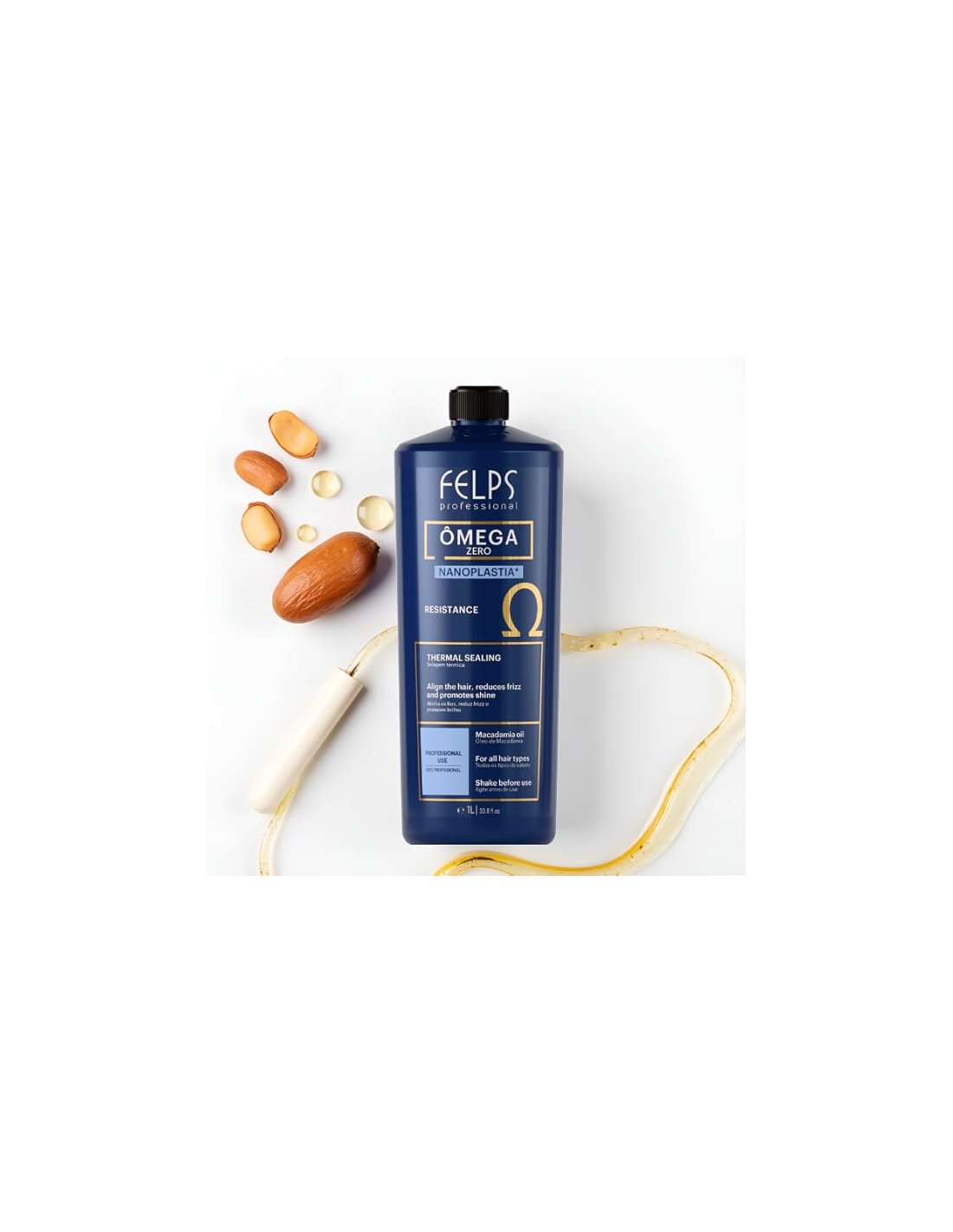 Felps Omega Zero Unique Resistance Nanoplastia - Lisciante Brasiliano ...